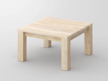 CUBUS Low square solid wood coffee table By Vitamin Design | design GG ...