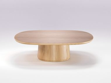 AMOS Low square wooden coffee table for living room By Wewood