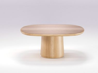 AMOS Low square wooden coffee table for living room By Wewood