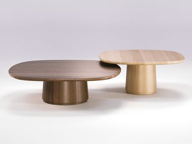 AMOS Low square wooden coffee table for living room By Wewood