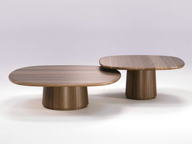 AMOS Low square wooden coffee table for living room By Wewood