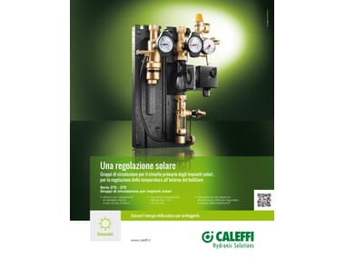 CALEFFI SOLAR® Gruppo di circolazione per impianti solari By CALEFFI