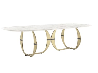 CONVIVIO | Marble table By Capital Collection design BOATTOMARTINOstudio