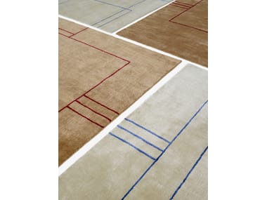 CRUISE AP12 Rectangular rug in wool, viscose and bamboo silk By ...