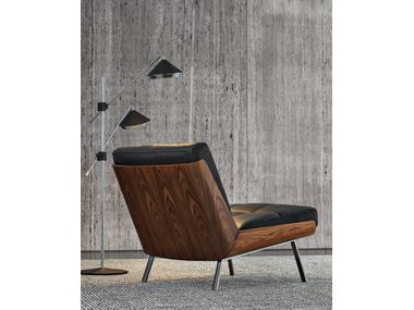DAIKI Leather armchair By Minotti | design Marcio Kogan / Studio MK27