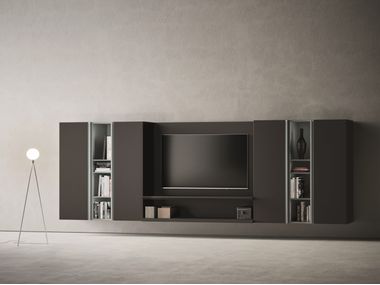 Oak TV wall system DAY MOOVE | Composition M102 Day Moove Collection By ...