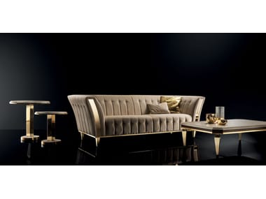 DIAMANTE Round coffee table for living room By ADORA