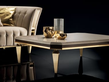 DIAMANTE Round coffee table for living room By ADORA