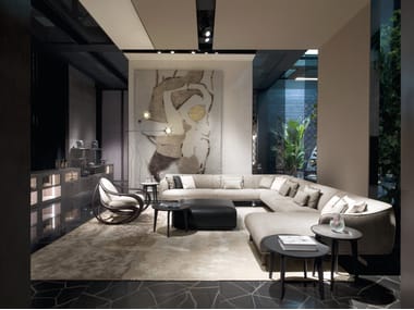 DRIVE | Corner sofa By Giorgetti design Carlo Colombo