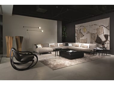 DRIVE | Corner sofa By Giorgetti design Carlo Colombo