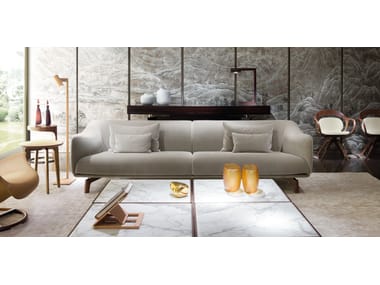 DRIVE Sectional fabric sofa By Giorgetti | design Carlo Colombo