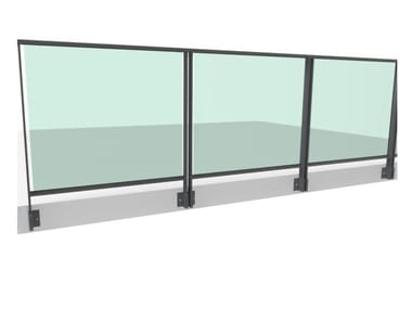 EASY ALU Aluminium parapet By Q-RAILING ITALIA