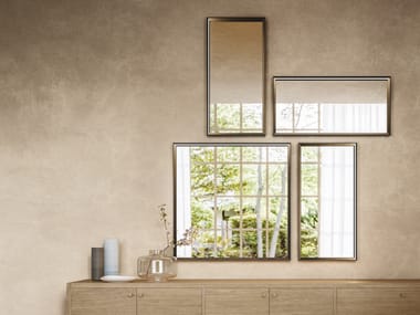 Wall-mounted mirror with integrated lighting EASY MIRROR EasyMirror ...