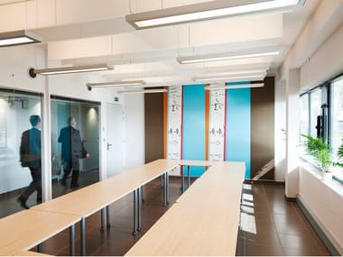 Glass wool acoustic baffles Ecophon Solo™ Baffle Ecophon Solo™ Line By ...