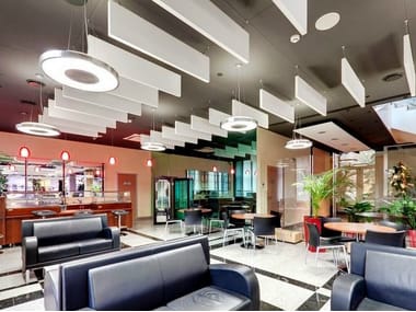 Glass wool acoustic baffles Ecophon Solo™ Baffle Ecophon Solo™ Line By ...