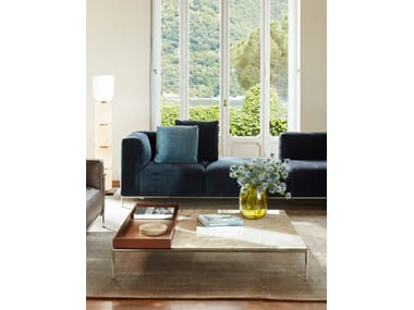 ESOSOFT | Glass coffee table By Cassina design Antonio Citterio