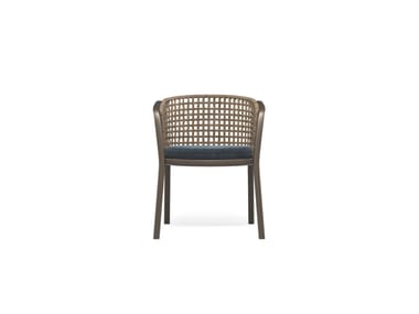 CAROUSEL Square twist alu-rope armchair By Emu | design Sebastian Herkner