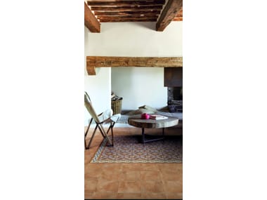 EPOCA Porcelain stoneware wall/floor tiles with terracotta effect By Ragno
