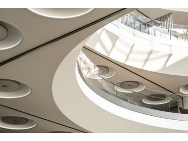 fade® Acoustic Plaster Albus ceiling panels By Saint-Gobain ECOPHON