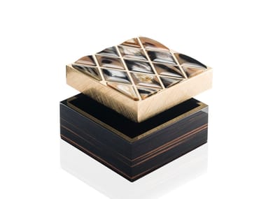 SHINE Ebony and 24k gold-plated brass storage box By ARCAHORN | design ...