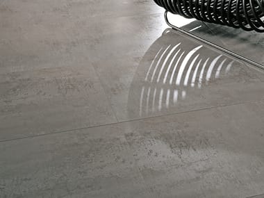 Flooring with metal effect FERROKER PLATINO Ferroker Collection By Venis