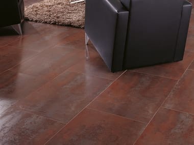 Flooring with metal effect FERROKER PLATINO Ferroker Collection By Venis