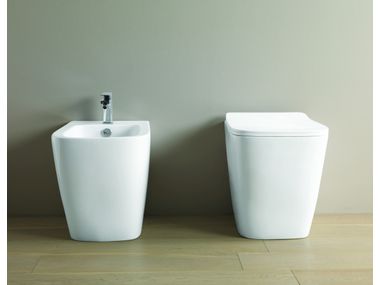 A16 Floor mounted ceramic bidet By Artceram | design Meneghello Paolelli