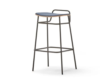 FOSCA High metal stool with padded seat By Blasco&Vila | design ...