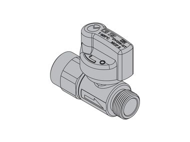 G2 Valvola diritta con Firebag® versione filettata per apparecchi gas e ...