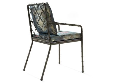 TEBE Brass garden chair with armrests By ETRO Home Interiors