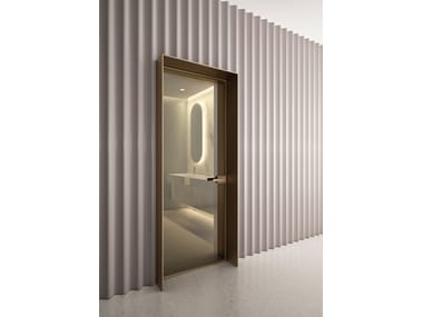 ENTRE-DEUX Hinged glass door By ALBED | design Alfonso Femia