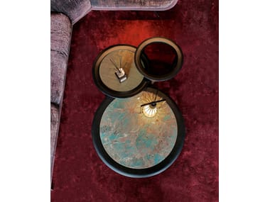 Round coffee table GODOT By Borzalino design Andrea Andretta