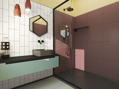 GRAPH Glazed stoneware wall/floor tiles By CERAMICA VOGUE