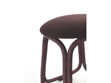 GRES Low rattan stool By EXPORMIM | design Gonzalo Milà, Miguel Milà