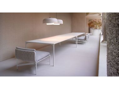 HERON Low fabric garden stool By Paola Lenti | design Francesco Rota