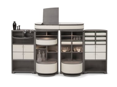 HOUDINI Wooden cabinet with integrated lighting By Giorgetti | design ...