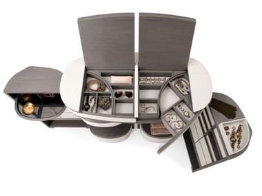 HOUDINI Wooden cabinet with integrated lighting By Giorgetti | design ...