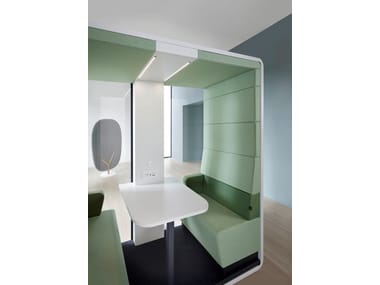 HUSH.MEET.OPEN.S Acoustic office booth By Mikomax Smart Office