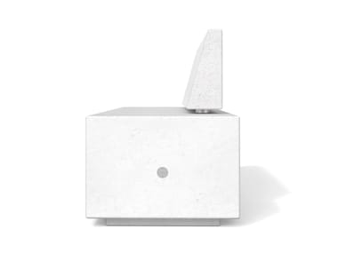 I - BOX | Cement bench Modular HPC bench with back By Metalco | design ...