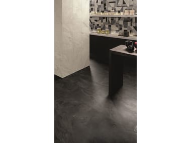 Pavimento/rivestimento in gres porcellanato effetto pietra INNER CLIFF By Ceramiche Caesar