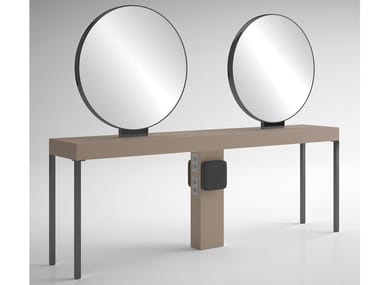 Postazione lavoro per parrucchiere ILOT RONDE 4P - Gamma & Bross ...