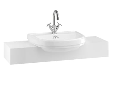 RIVIERA 580mm Semi Inset Basin By Burlington Bathrooms