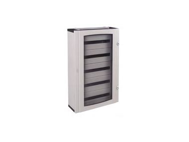 Glass door cabinet IP40 DISTRIBUTION BOARD 72 MODULE 3 ROW By Garo