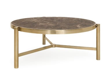 Round marble high side table JOE Luxury Collection By ANA ROQUE INTERIORS