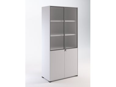 Tall plate office storage unit with hinged doors JOINT | Tall office ...