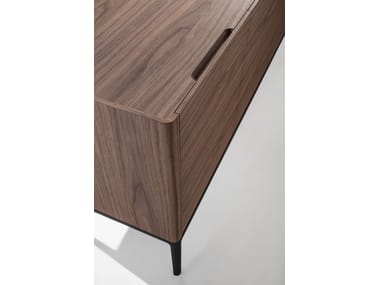 KANTO | Walnut sideboard Twenty Collection By Porada design David Dolcini