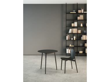 Round solid wood table KAYAK TABLE - 04A Kayak Collection By Alias ...