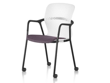 KEYN Chair with armrests and castors By Herman Miller | design forpeople