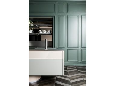 ARCHETIPO Kitchen with island By L'Ottocento | design makethatstudio