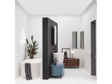 KRACKLITE SEMI FREESTANDING | Vanity unit with drawers By Axa design ...